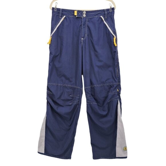 Trans Nine | Pants & Jumpsuits | Vintage Trans Nine Rave Y2k Navy Blue ...